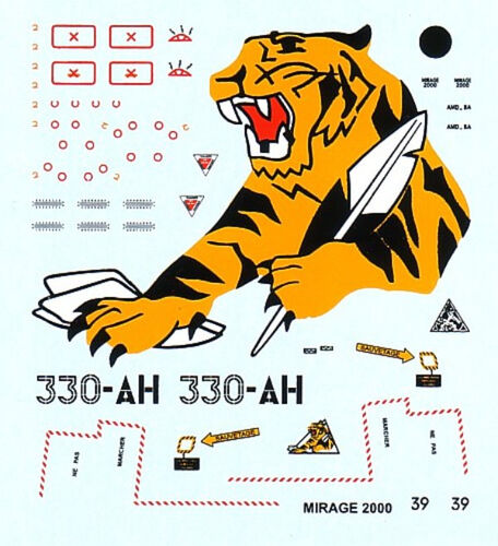 Berna Decals 48002 Dassault Mirage 2000 C Decals