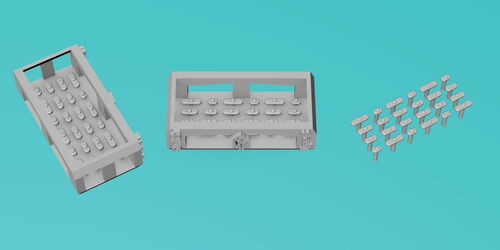 EMP3D 32020211 Przełączniki do kokpitu - zestaw B - 4 x 6 sztuk