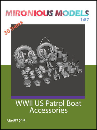 Mironious Models 87215 WWII US Patrol Boat Accessories