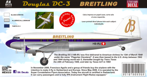 8aDecs 7909-352-48 Breitling dc-3