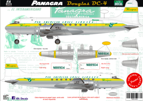 8aDecs 7909-409-72 Panagra DC-4