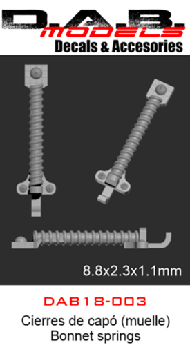 DAB Models 18-003 Bonnet spring