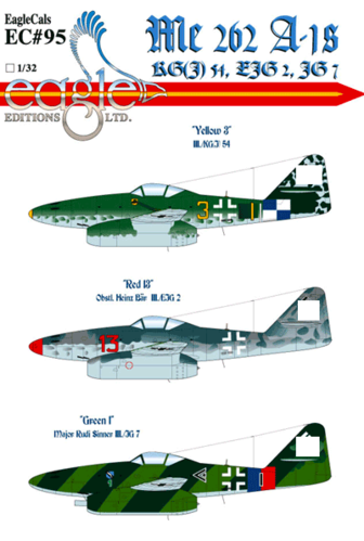 Eagle Editions D95-32 Me 262 Part 1