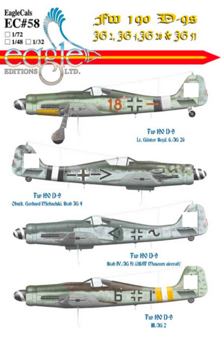 Eagle Editions D58-72 Fw 190 D-9