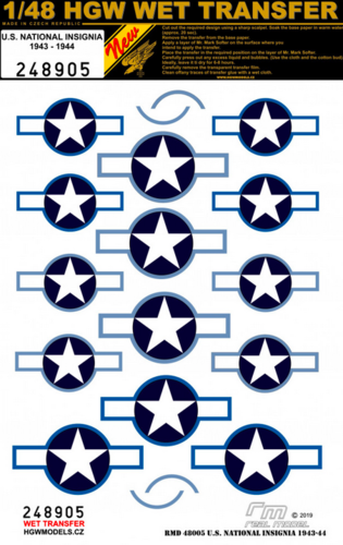 HGW Models 248905 U.S. National Insignia 1943-1944