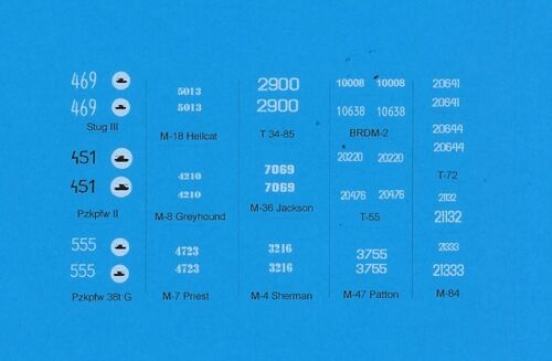 Black Lion Decals 72019 Yugoslav Army 1945-1989