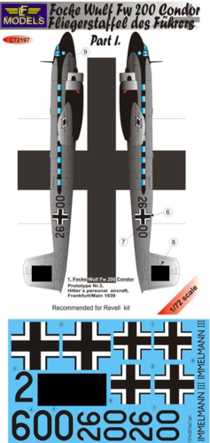 LF Models C72197 Focke Wulf Fw 200 Condor F.des F. Part I