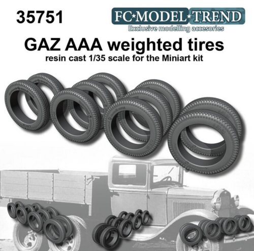 FC ModelTrend 35751 GAZ AAA, weighted tires