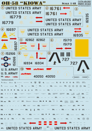 Print Scale 48-060 Kiowa Helicopter Part 1