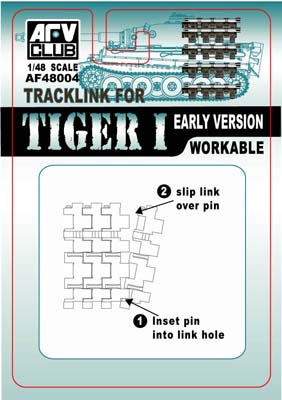 AFV Club 48004 Track for Tiger I Early Version