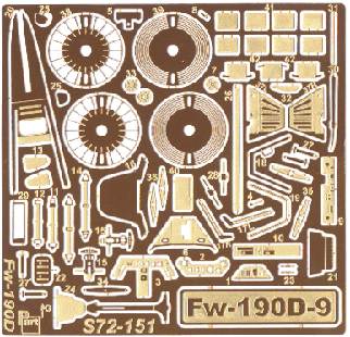 Part S72-151 Fw-190 D-9 Tamiya