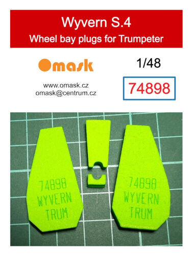 Omask 74898 Wyvern S.4 - Wheel Bay Plugs (for Trumpeter)
