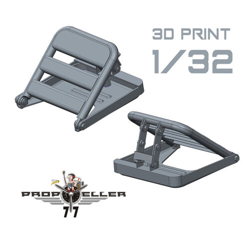 77propeller 707 Luftwaffe Wheel Chocks (2 Pieces)
