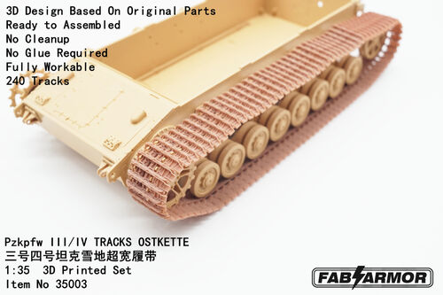 Fab Scale 35003 Pz.Kpfw.III / Pz.Kpfw.IV - Tracks Oskette