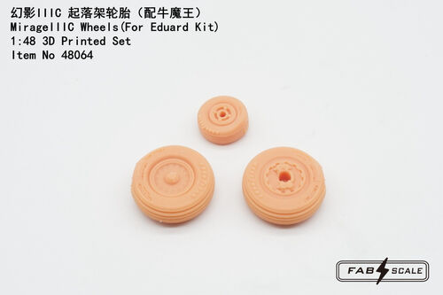 Fab Scale Fa48064 Dassault Mirage III C - Wheels 3D-printed (for Eduard kits)