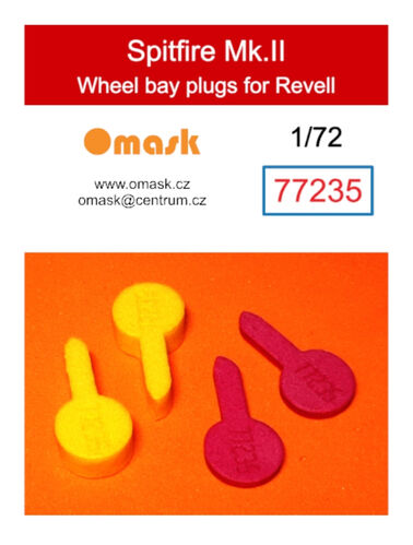 Omask 77235 Spitfire Mk.II Wheel Bay Plugs (For Revell)