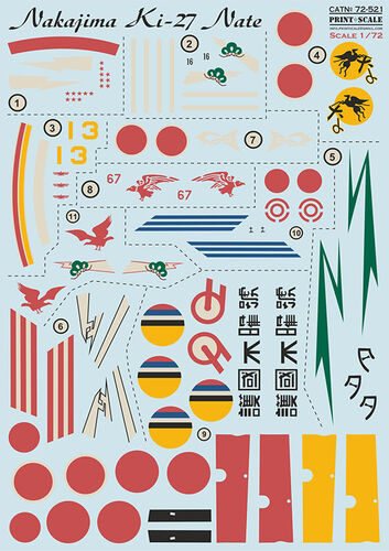 Print Scale 72-521 Nakajima Ki-27 Nate