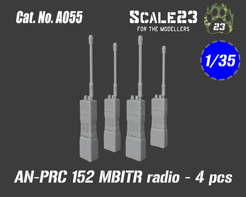Scale23 35-A055 AN-PRC 152 MBITR radio - 4 pcs