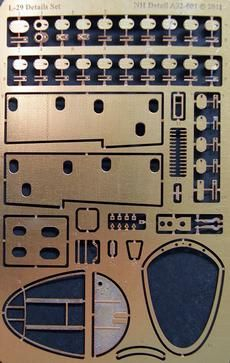 NH Detail A32-001 Aero L-29 - PE Detail Set (designed to be used with HPH Models kits)