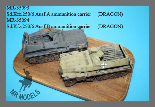 MR Modellbau 35094 Sd.Kfz.250 Ausf.B - Ammunition Carrier Conversion (for Dragon kits)