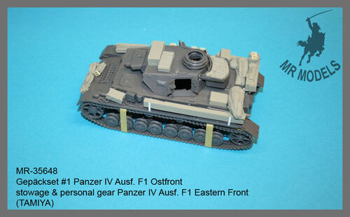 MR Modellbau 35648 Panzer IV Ausf. F1 (Eastern Front) - Stowage and Personal Gear (for Tamiya kits)