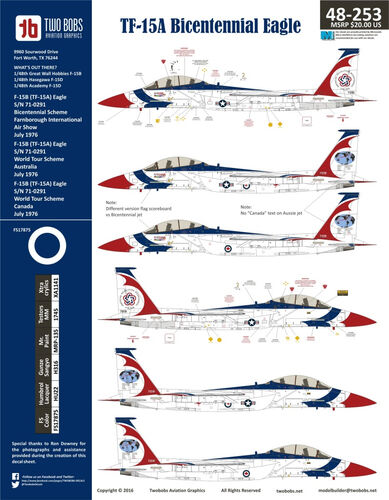 Two Bobs 48253 McDonnell Douglas TF-15 A - Bicentennial Eagles
