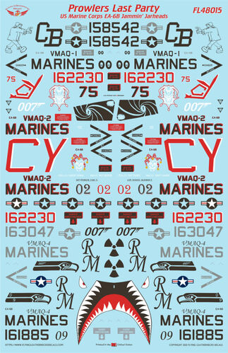 Flying Leathernecks 48015 Grumman EA-6 B - USMC Prowlers Last Party