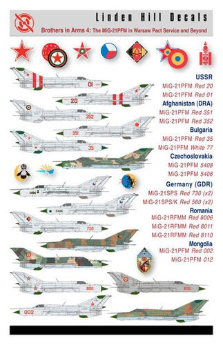 Linden Hill 72033 Mikoyan MiG-21 PFM - 'Brothers in Arms' Part 4