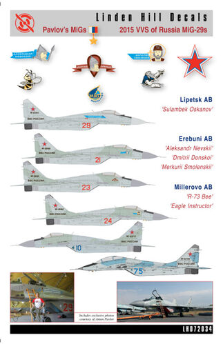 Linden Hill 72034 Mikoyan MiG-29 - Pavlov's MiGs (2015 VVS of Russia)