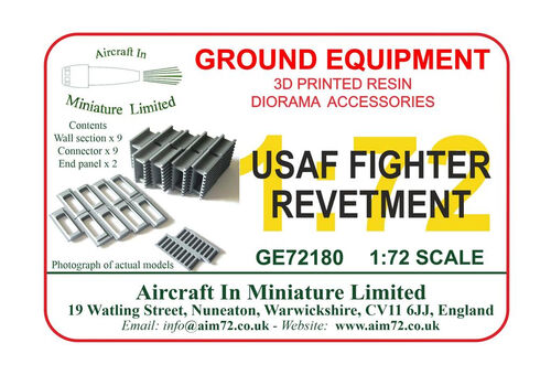 Aircraft In Miniature Ltd GE72180 USAF Fighter Revetment