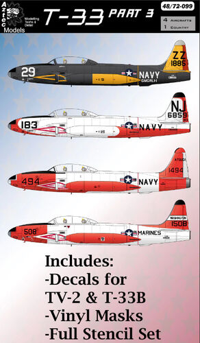 Aztec 72D099 Lockheed T-33 Part 3 - TV-2 of the US Navy