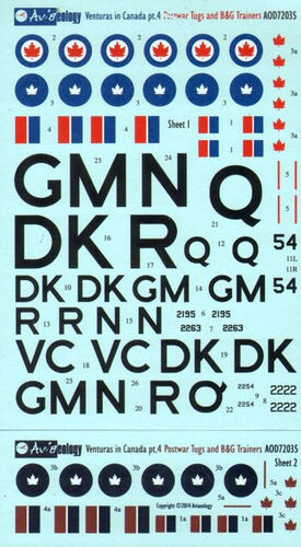 Aviaeology AOD72035 Lockheed PV-1 Ventura in Canada 4: RCAF Postwar TT & BG trainers