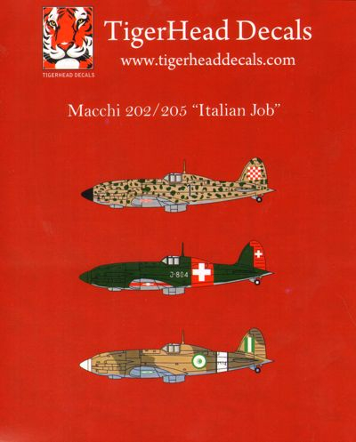 TigerHead Decals 48018 'Italian Job' - Macchi C.202/C.205 in International Service