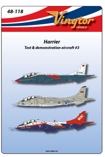 Vingtor 48-118 BAe Harrier - Test & demonstration aircraft # 3