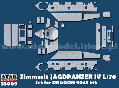 Atak Model 35009 Zimmerit Jagdpanzer IV L/70 (for Dragon kits)