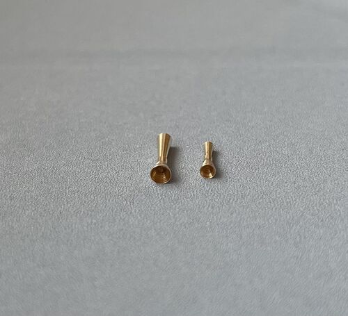 CNC Micro Turning A32179 Venturi Pipes (2 brass parts)