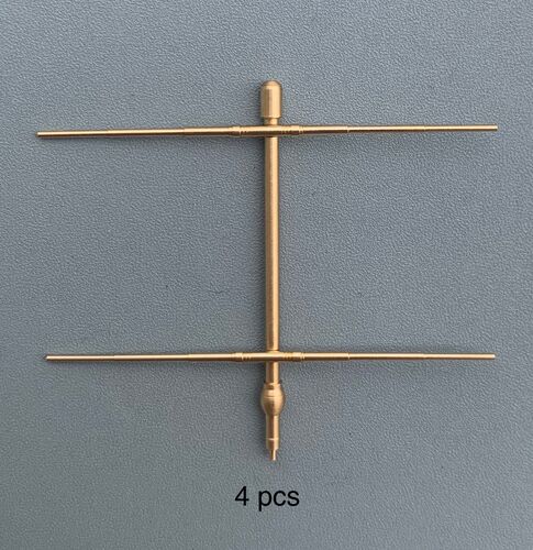CNC Micro Turning A32163 Dornier Do-335 B-6 - dipols for SN2 radar (designed to be used with Hong Kong Models kits)