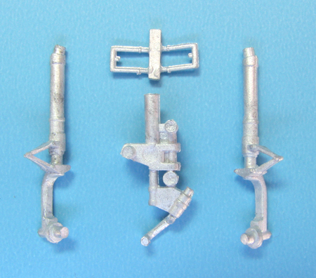 Scale Aircraft Conversions 48177 North American P-51 D Mustang - Landing Gear (designed to be used with Hasegawa kits)