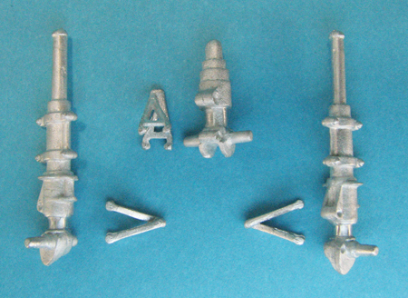 Scale Aircraft Conversions 32072 Westland Lynx HAS.3 / Mk.88A - Landing Gear (designed to be used with Revell kits without floats)