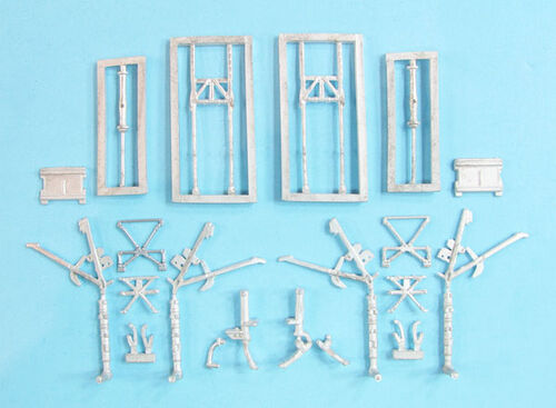 Scale Aircraft Conversions 48364 Bristol Beaufighter TF.X - Landing Gear (designed to be used with Revell kits)