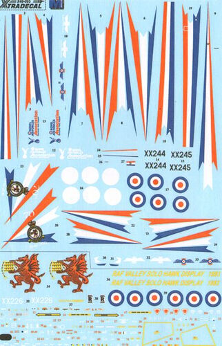 Xtradecal 48095 BAe Hawk T.1 A (2 schemes)