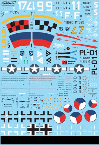 Xtradecal 48179 Messerschmitt Me-262 A1a / U3 / A2a / S-92 Decals