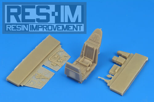 RES-IM 7216 Messerschmitt Bf-109 G-6 - Cockpit Set (designed to be used with AZ Model kits)