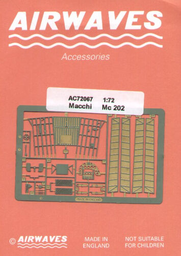 Airwaves C72067 Macchi C.202 (for Hasegawa and Hobby 2000 kits)