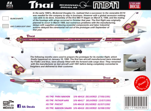 8aDecs 7909-360-144 Thai MD-11 1995