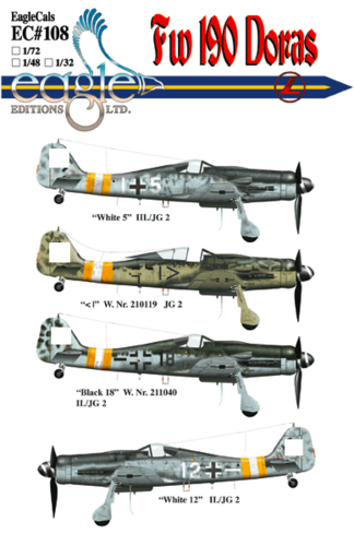 Eagle Editions D108-32 Fw 190 Doras based on Dora Vol. 1 book