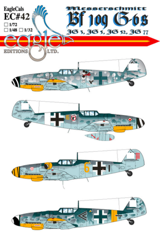 Eagle Editions D42-32 Bf 109 G-6s