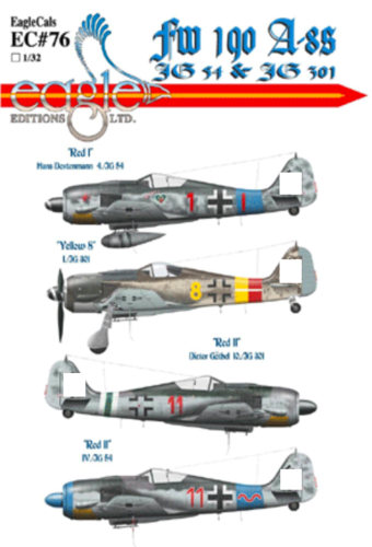 Eagle Editions D76-32 Fw 190 A-8s