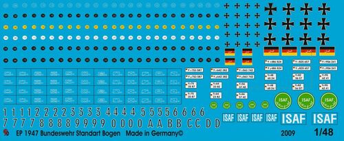 Peddinghaus-Decals 1947 German Bundeswehr Standard Markings
