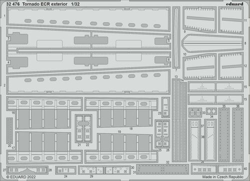 Eduard 32476 Tornado ECR exterior ITALERI